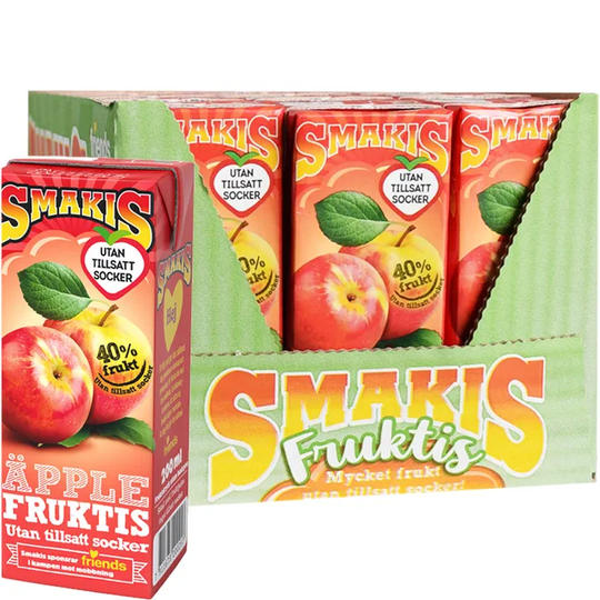 Köp Smakis Fruktdryck Äpple 27-pack