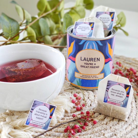 Buy Personalised Tea Bags With Your Own Thoughtful Messages Online