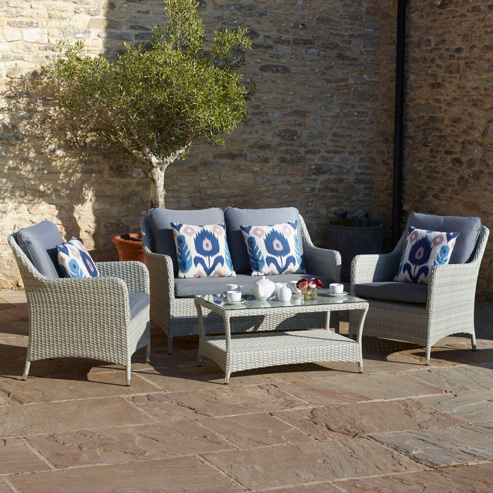 buy 2021 Bramblecrest Tetbury 2-Seat Sofa Set With 2 Sofa Chairs ...