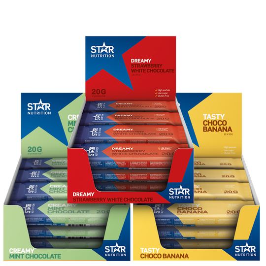Köp 36 x Star Nutrition Protein Bar, 55g Online