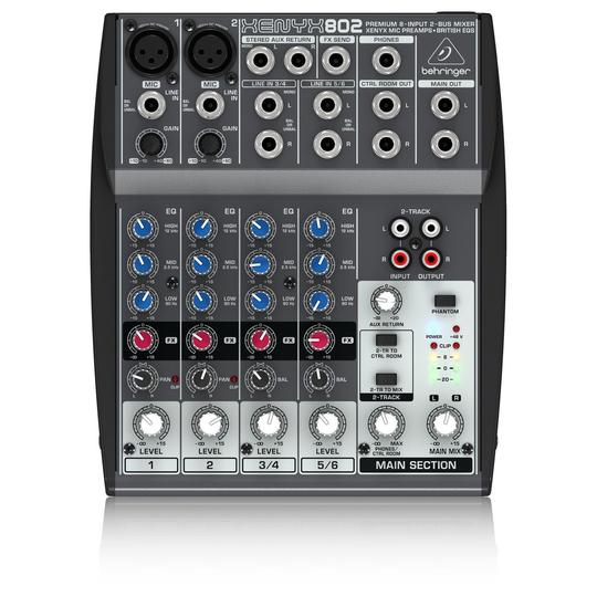Buy Behringer XENYX 802 Mixer online | Jedsound.com