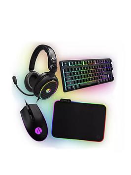 Buy Stealth 4-In-1 Light Up Gaming Bundle - Keyboard, Mouse, Mouse Pad ...