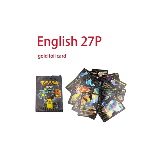 Buy (27) 54 Pokemon Cards Metal Card V Card PIKACHU Charizard Golden ...