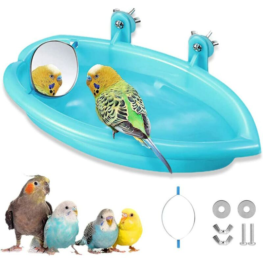 Buy Betterlifegb - bette Bird Bath with Mirror, Bird Bath Bowl ...