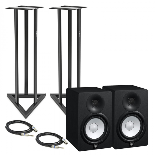 Buy Yamaha HS8 Active Studio Monitors (Pair) with Stands and Cables ...