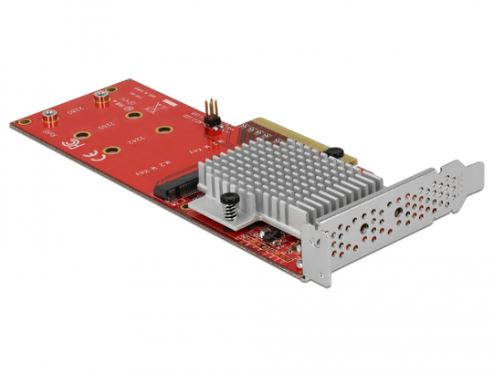 Buy PCI Express X8 Card To 2 X Internal NVMe M.2 Key M - Low Profile online