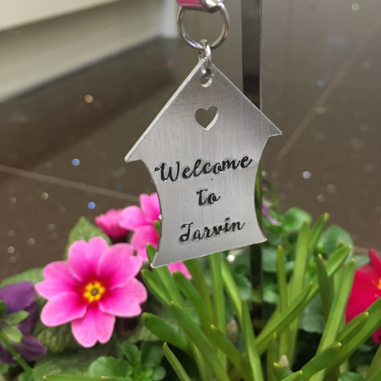 Buy New Home Plant Marker, Welcome Sign, Plant Gift Tag, Thank You Gift ...