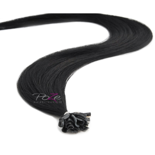 Osta Poze Hairextensions Poze Keratin Standard 50cm 1N Midnight Black ...