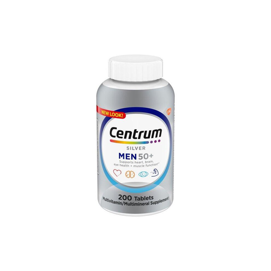 Buy Centrum Silver Multivitamins for Men Over 50, Multimineral ...