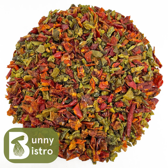 Buy (1kg) Dried Mixed Pepper - Rabbit, Guinea Pig, Natural Food, Chew ...