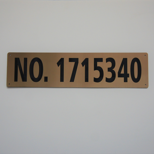 Buy Coast Guard Documentation Placard, Vessel Official Number online