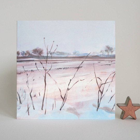 Buy Personalised Winter Scene Season's Greetings Card Pack Online