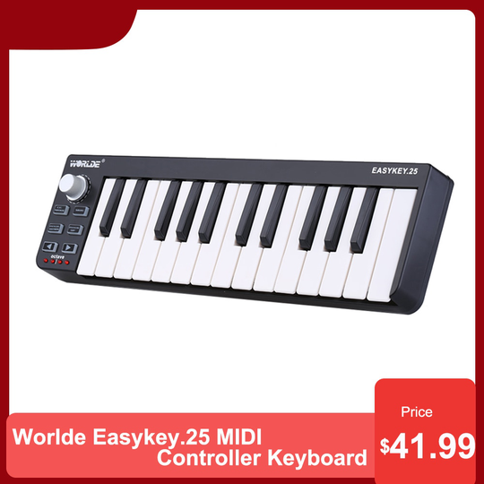 Buy Wereldje Easykey.25 Draagbare Midi Controller Midi Keyboard Mini 25 ...