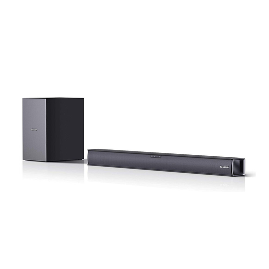 Buy Sharp 160W 2.1 Slim Soundbar System with Wireless Subwoofer ...