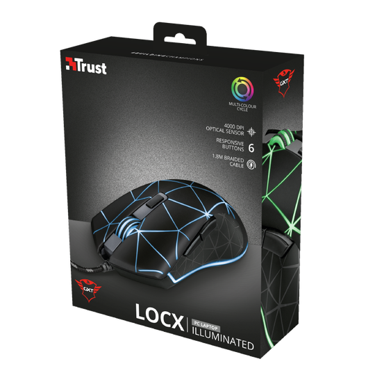Buy Trust GXT 133 Locx Gaming Mouse online
