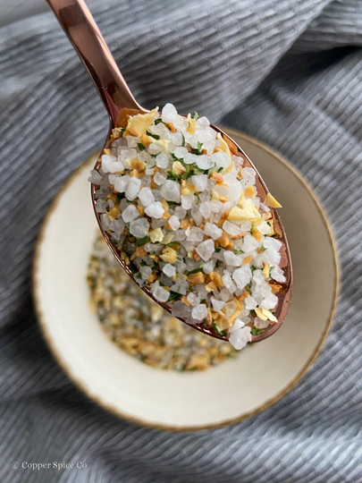 Buy Garlic Sea Salt Grind | Flat Pack - Handcrafted Spice Blend Online