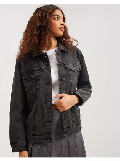 Osta Denim Project Dpwmona Relax Denim Jacket Grey Netistä