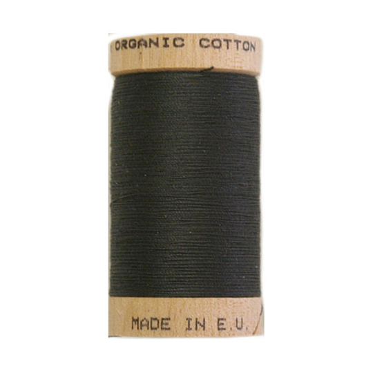 Buy Scanfil Organic Thread 100 Metre Spool - Charcoal 4833 100% Cotton ...