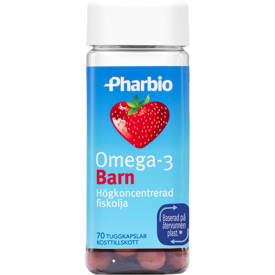 Köp Pharbio Omega-3 Barn 70 st