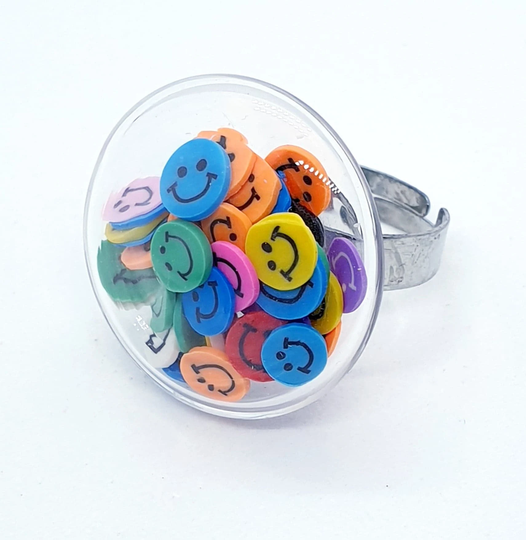 Buy Smiley Faces Shaker Ring online