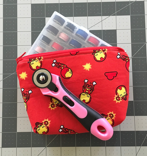 Buy Chibi Iron Man Zippered Pouch Online