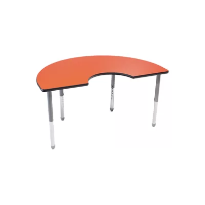 Buy Genesis Whiteboard Table Adjustable Height Kidney Activity Table online