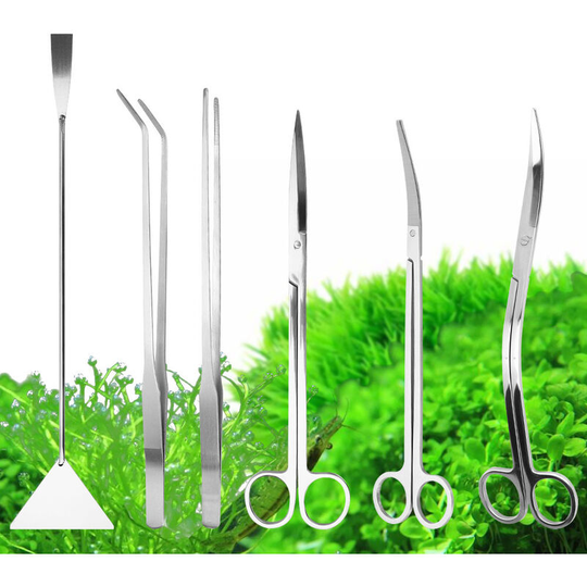 Buy Stainless Steel Aquatic Scissors Pruning Tools Aquascape Tweezers ...