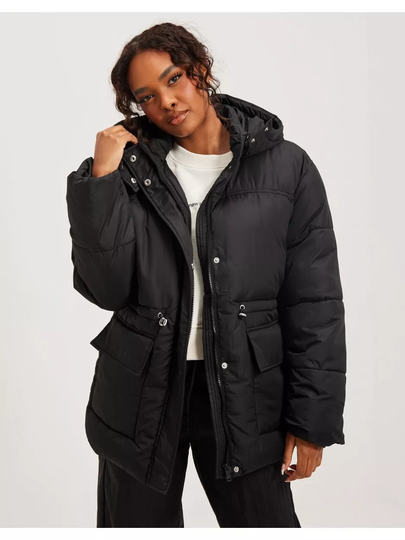 Osta Pieces Pclouie Short Puffer Jacket Kac Black Netistä