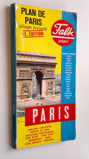 Buy Falk plan : Plan de Paris : pliage brevete online