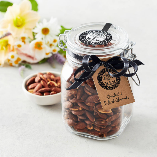 Buy Luxury Roasted And Salted Almonds Gift Jar Online