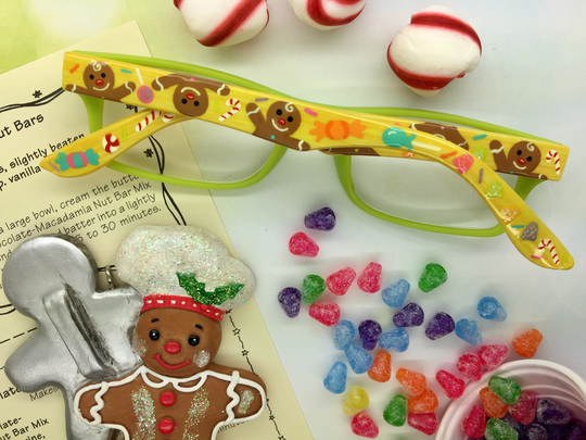Buy Christmas Reading Glasses 1.25, Readers, Eyeglasses, Gingerbread ...