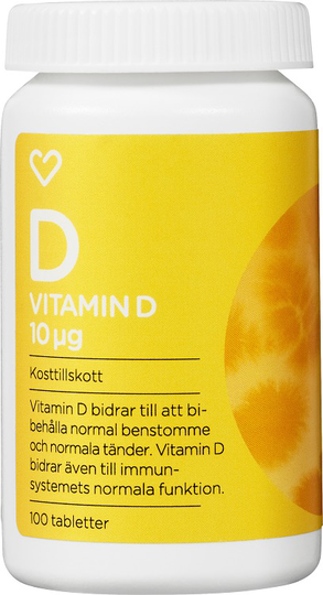 Köp Hjärtats Vitamin D 10μg Tablett 100st