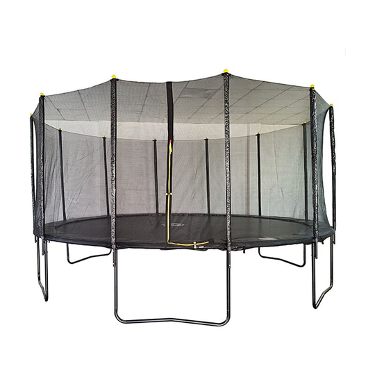 Buy Velocity - 16ft Powder Coated Trampoline with Safety Enclosure Online