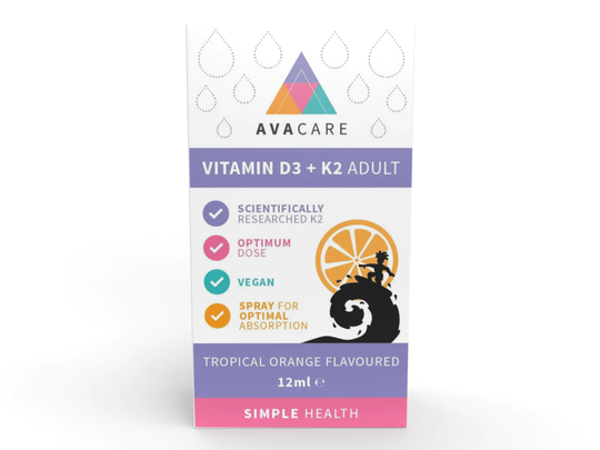 Buy Avacare Vitamin D3+K2 Adult, 12ml online