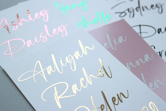 Buy Wedding Name Sticker, Custom Vinyl Lettering, Party Favour ...