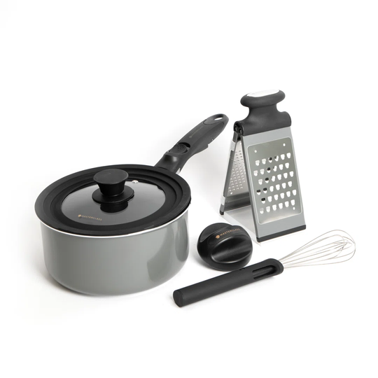 Buy Masterclass 7 Piece Stainless Steel Non Stick Cookware Set online