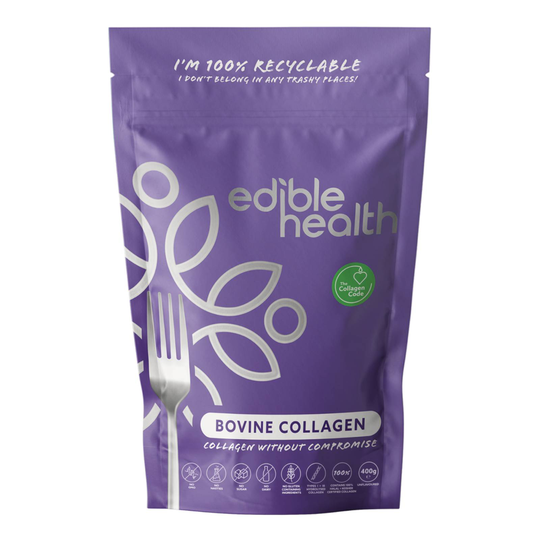 Buy Edible Health Hydrolysed Bovine Collagen Powder 400G Pouch online