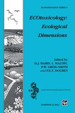 Buy ECOtoxicology: Ecological Dimensions Online
