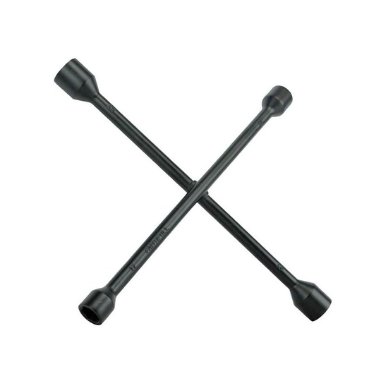 Buy 4-Way Wheel Brace Black Powder Coated 14in - Faithfull Online