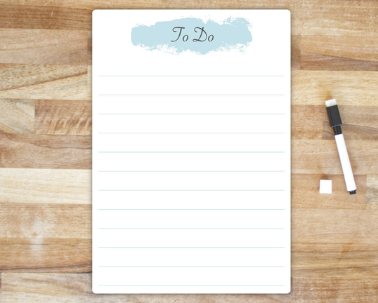 Buy Things To Do, Dry Erase Whiteboard. Reusable To-Do List With Free ...