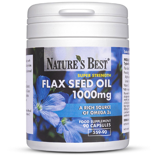 Buy Flax Seed Oil 1000Mg, Vegan Omega 3S 90 Capsules Online