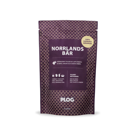 Köp PLOG Norrlandsbär Pulver 50 g