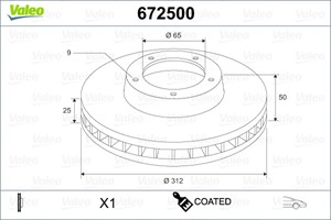 Osta Jarrulevy, Etuakseli, AUDI,SEAT,SKODA,VW, 1K0615301AA, 1K0615301D ...