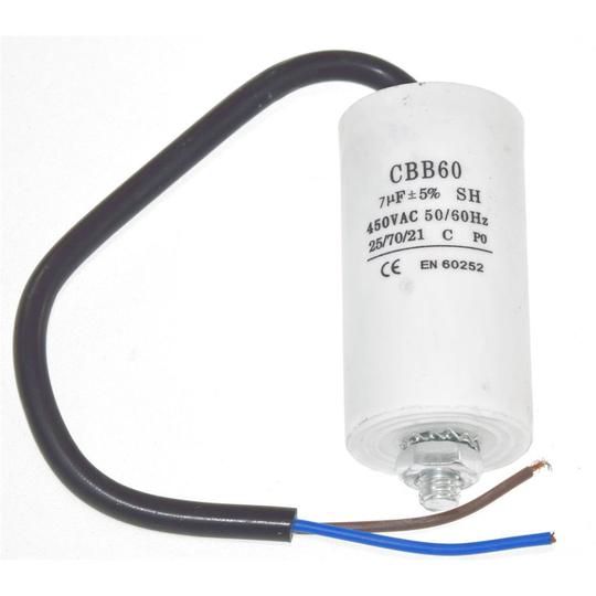 Buy Universal 7UF Capacitor with 19cm Cable Connectors online