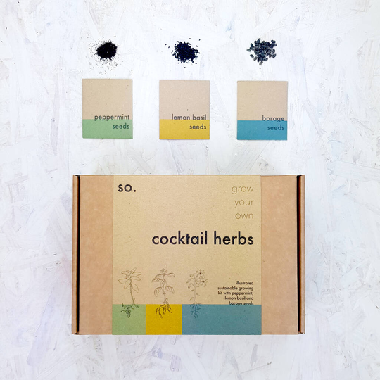 Buy Grow Your Own Cocktail Herbs Seed Kit Online