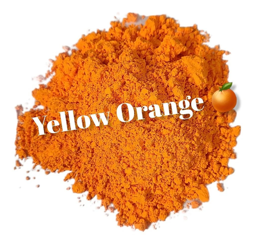 Buy Yellow Orange Fluorescent Pigment Color For Epoxy Resin, Mica ...