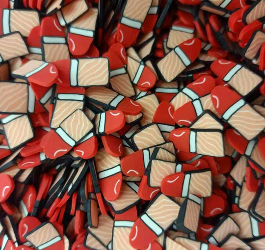 Buy Lipstick Polymer Clay Fimo Slices Sprinkles For Diy Crafts Making ...