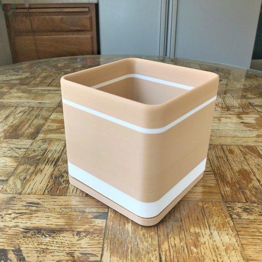 Buy The Quadra Modern Minimalist Color Blocked Indoor Planter Pot With ...