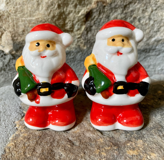 Buy Vintage Santa Salt & Pepper Shakers, Kitchen, Christmas Christmas ...