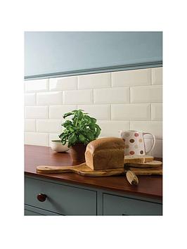 Buy Topps Tiles Metro Bone 10Cm X 20Cm (Box Of 25 Tiles) Online